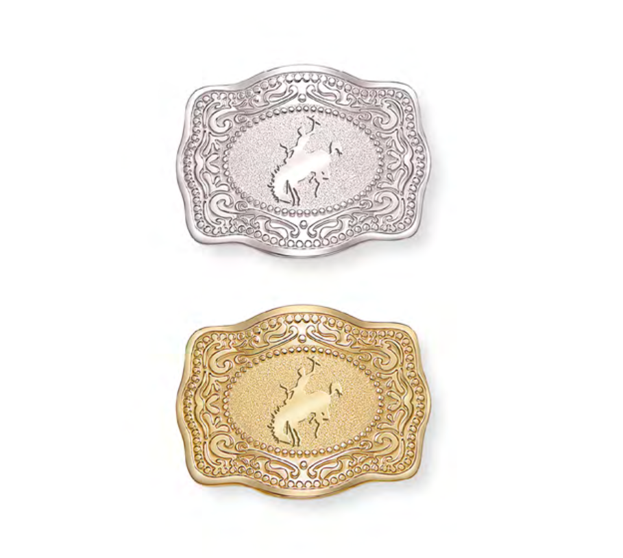 Original Mini Buckle Necklace- Bronc Gold – Turquoise In Style